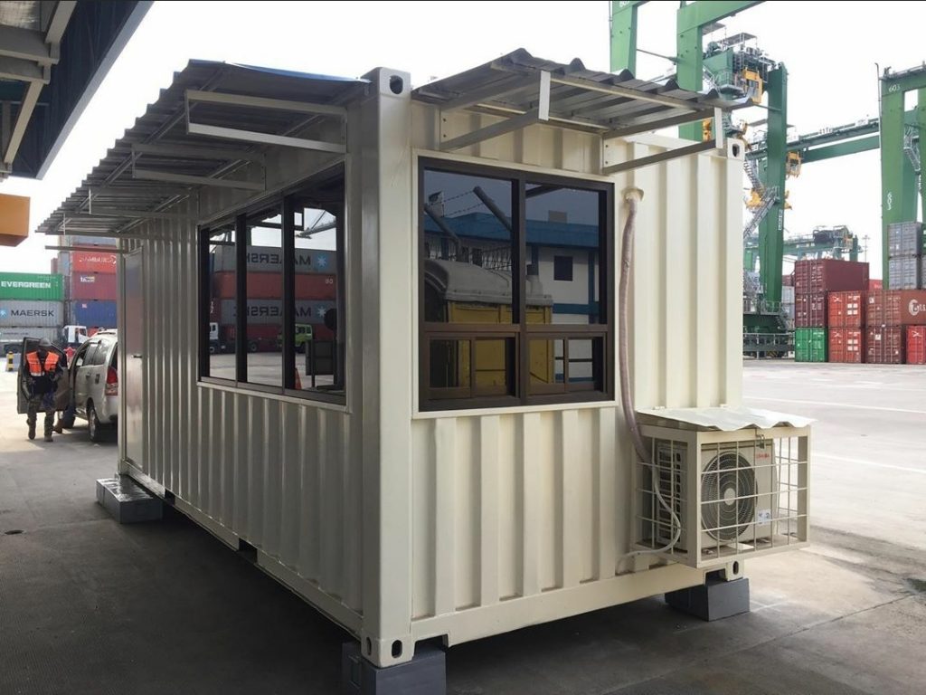 Office Container 20 feet with Customized Canopy | Master Container